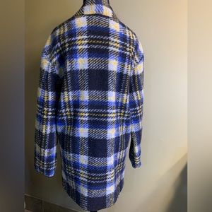 Wilfred | Jackets & Coats | Wilfred Free Aritzia Off Duty Plaid Wool Cocoon Jacket Size N Nwot ...
